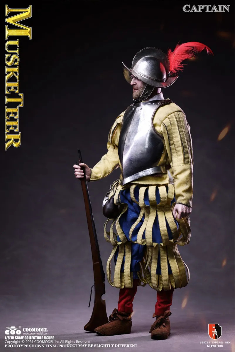 COOModel Spanish Conquistador Musketeer Sergeant SE138
