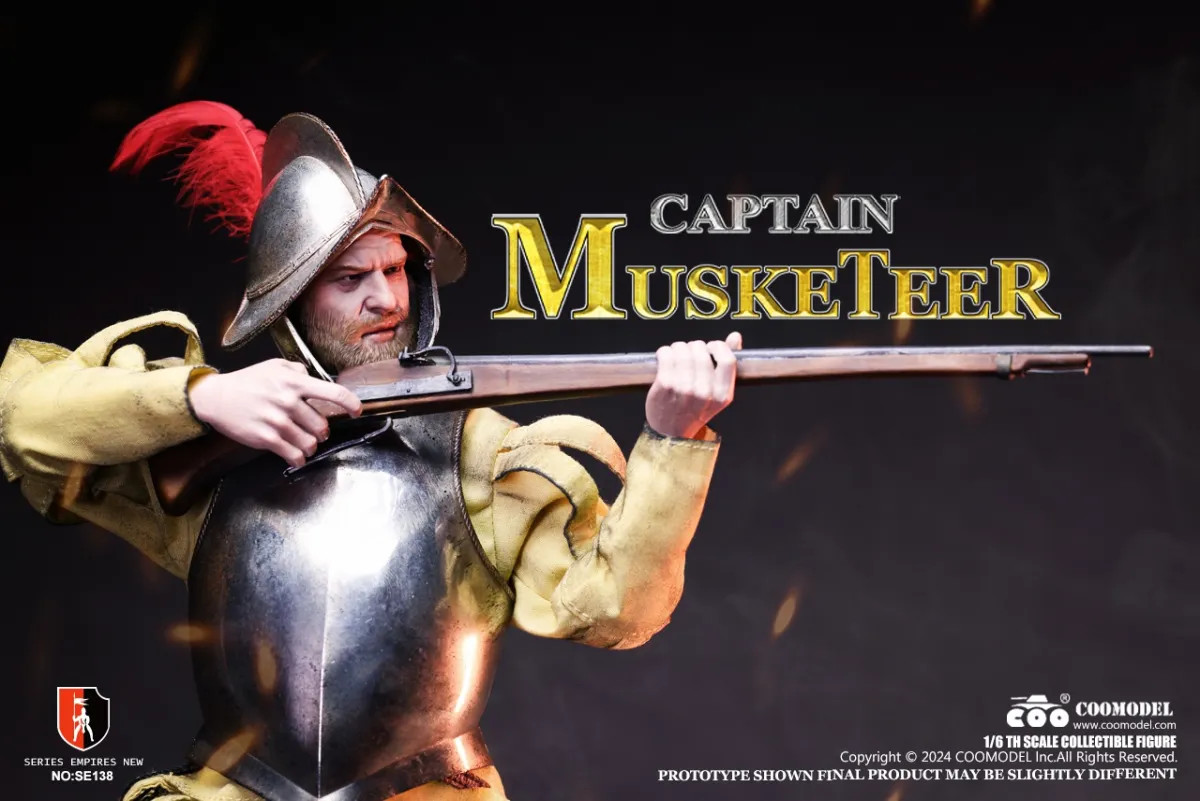 COOModel Spanish Conquistador Musketeer Sergeant SE138