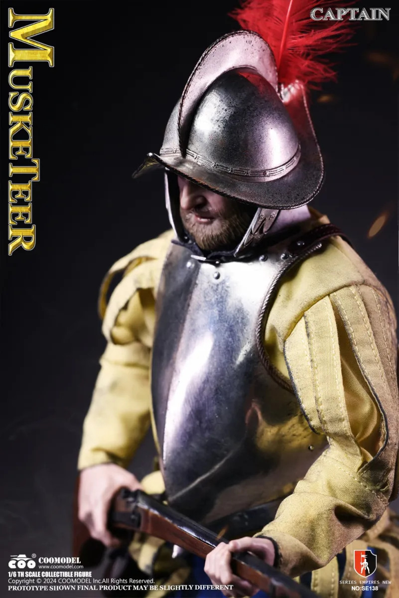 COOModel Spanish Conquistador Musketeer Sergeant SE138