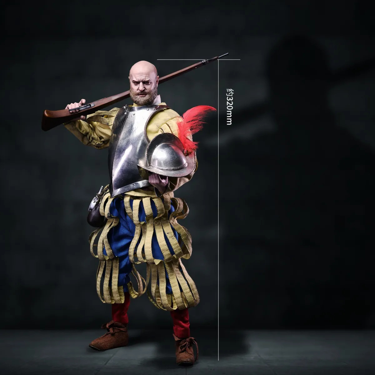 COOModel Spanish Conquistador Musketeer Sergeant SE138