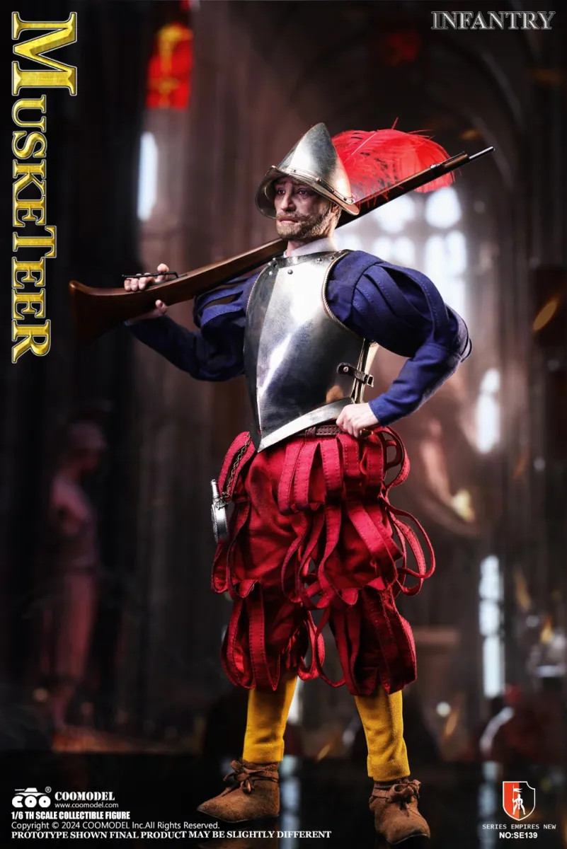 COOModel Spanish Conquistador Musketeer SE139