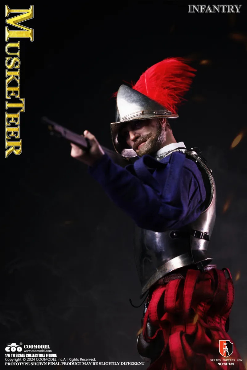 COOModel Spanish Conquistador Musketeer SE139
