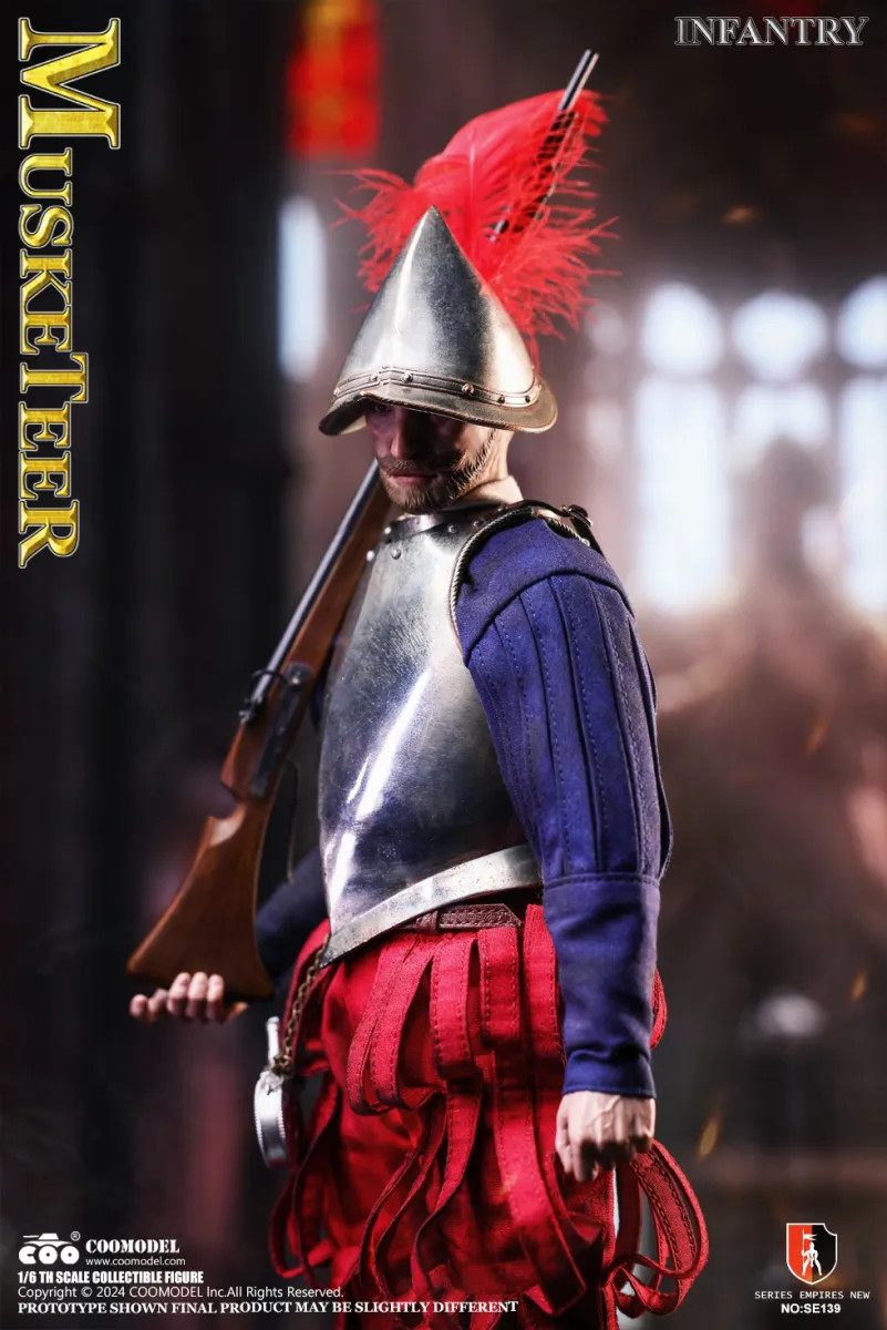 COOModel Spanish Conquistador Musketeer SE139