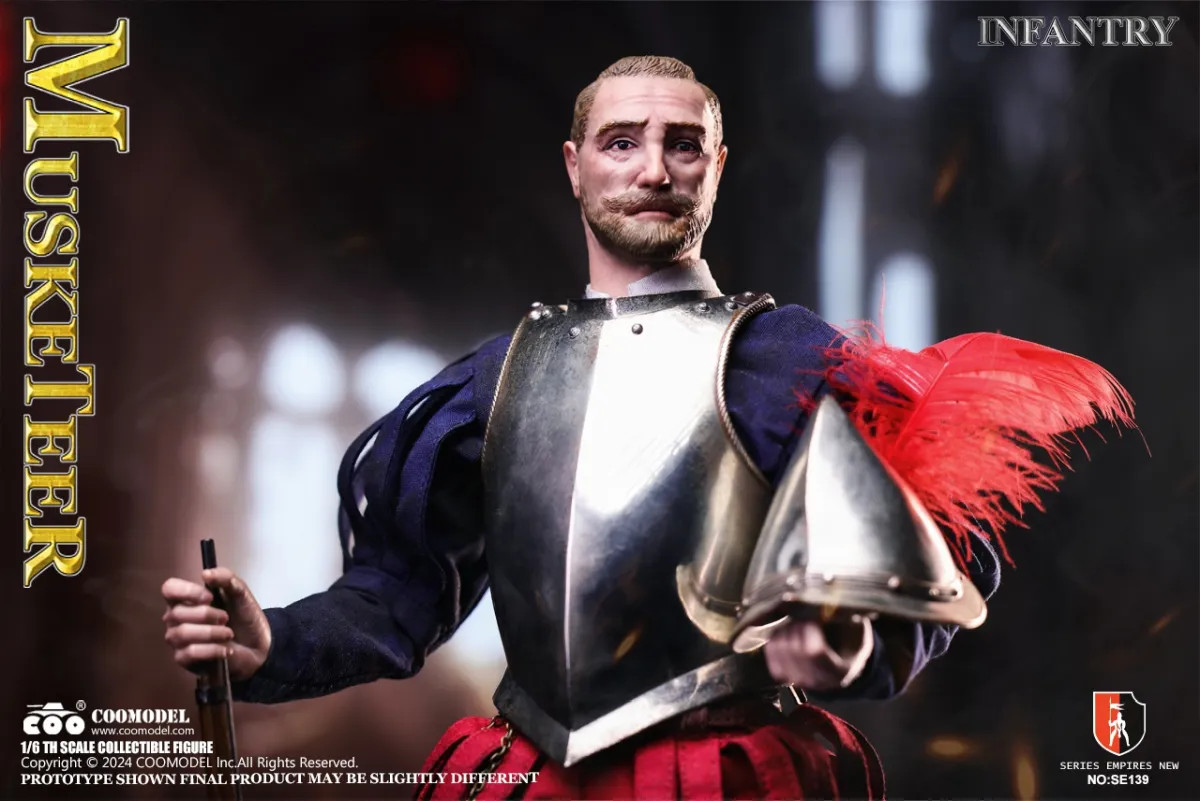 COOModel Spanish Conquistador Musketeer SE139