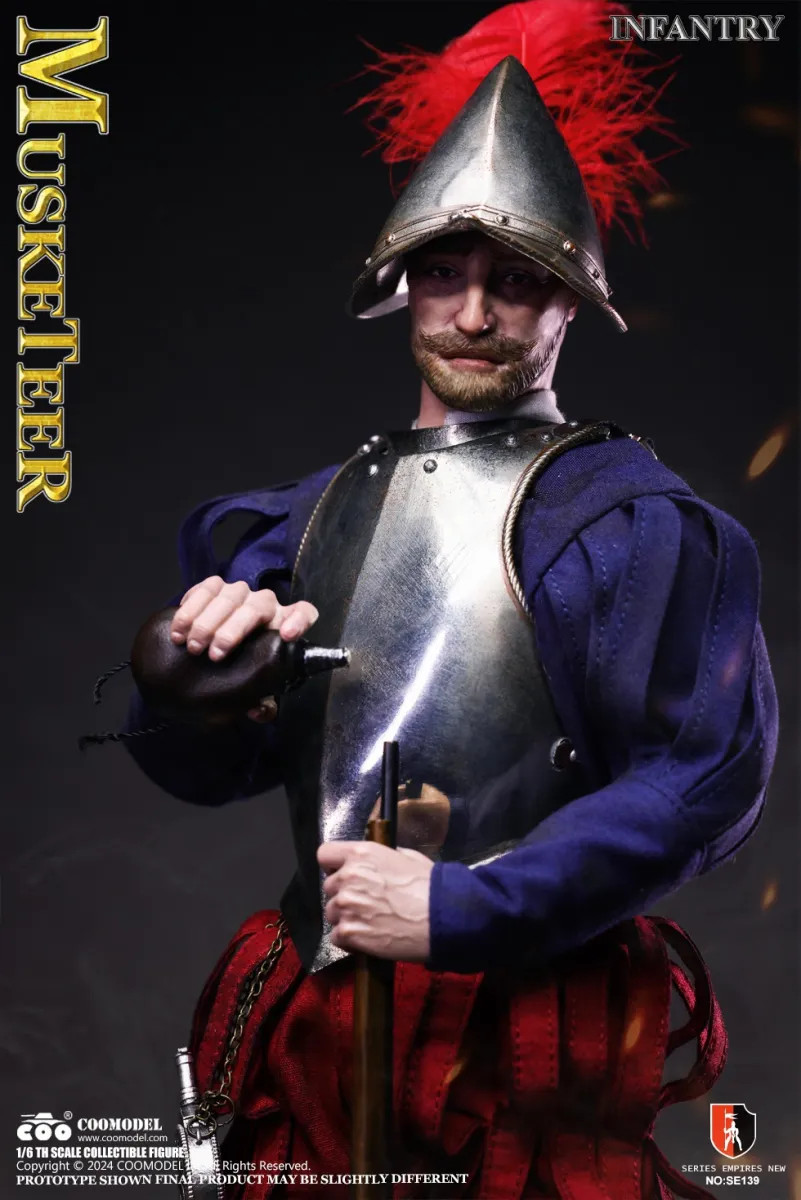 COOModel Spanish Conquistador Musketeer SE139
