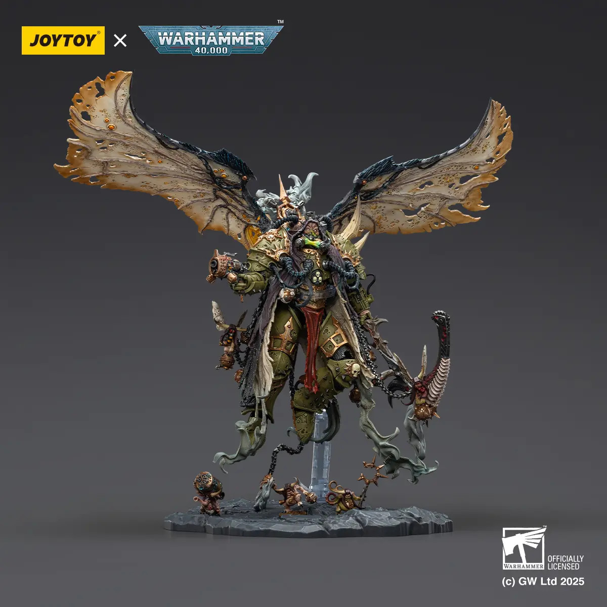 JOYTOY Warhammer 40K Mortarion Daemon Primarch of Nurgle