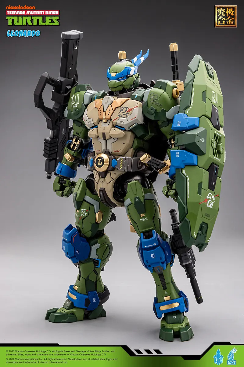 HeatBoys TMNT Leonardo Alloy Mecha Figure HB0012