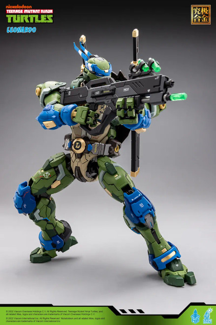 HeatBoys TMNT Leonardo Alloy Mecha Figure HB0012