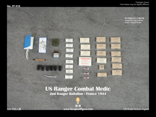 Facepool WWII US Ranger 1944 Combat Medic FP-010