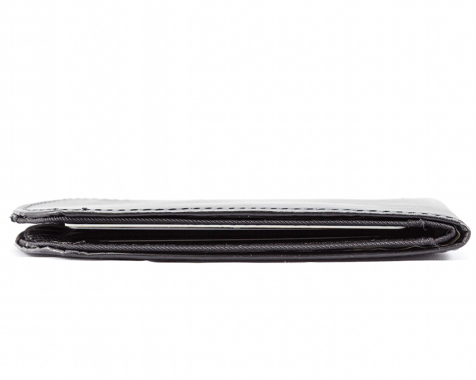 RFID Blocking Leather Curve Bifold