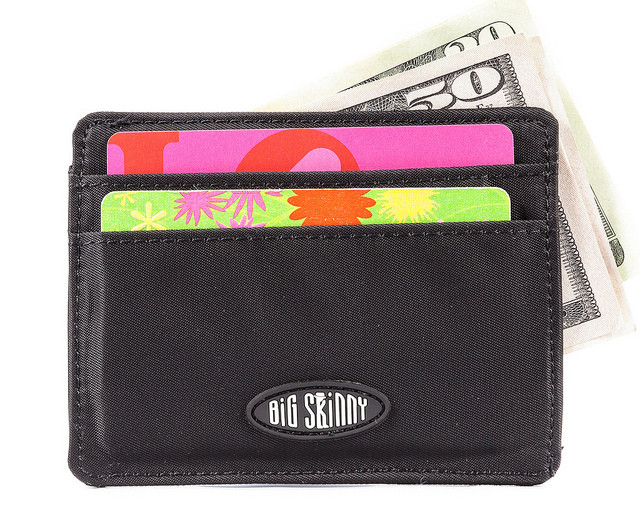 Leather Mini Skinny Card Case - BigSkinny.net
