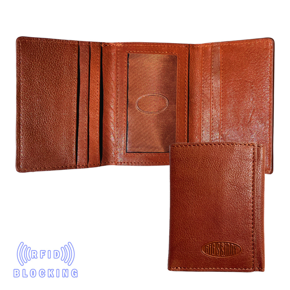 RFID Blocking Nylon Trifold Wallet