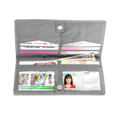 Zippered Executive Checkbook Wallet - BigSkinny.net