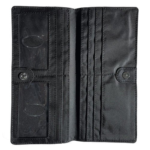 Zippered Executive Checkbook Wallet - BigSkinny.net