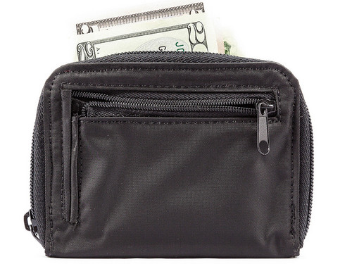 Lynx Wallet with Perimeter Zipper and Zippered Pocket
