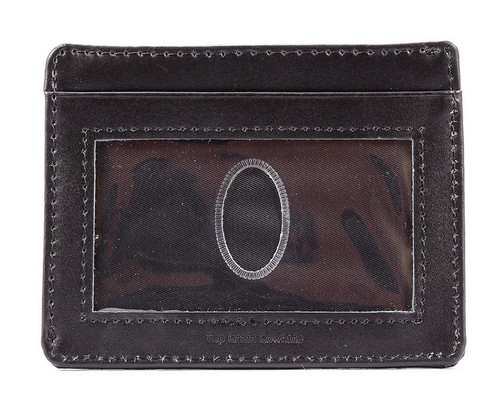 Leather Open-Sided Mini Skinny Card Case