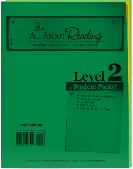 All About Reading Level 2 Materials - All About Learning Press, Inc.