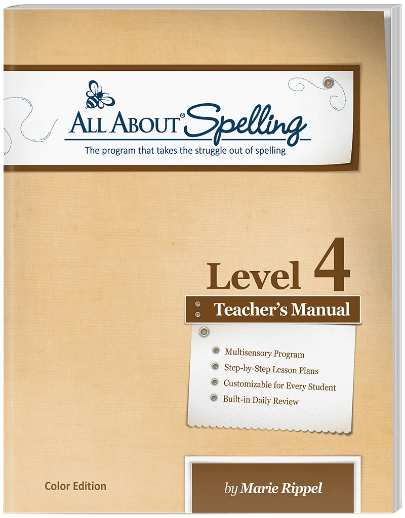 All About Spelling Level 4 Materials - All About Learning Press, Inc.