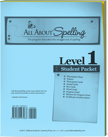 All About Spelling Level 1 Materials - All About Learning Press, Inc.