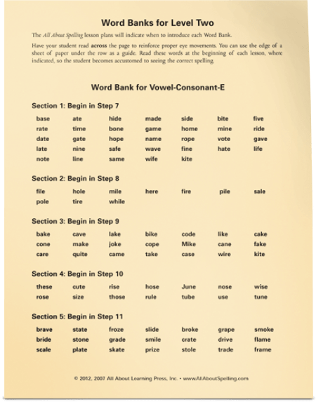 All About Spelling Level 2 Materials - All About Learning Press, Inc.