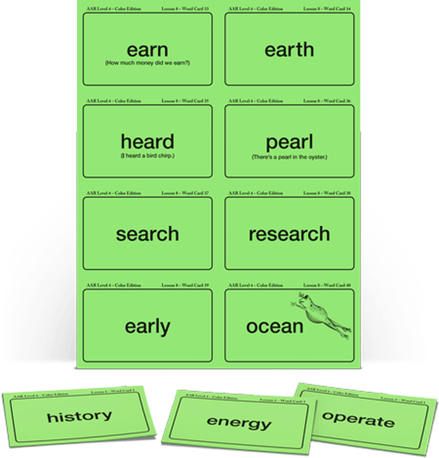 Reading Level 4 Flashcards Only - All About Learning Press, Inc.