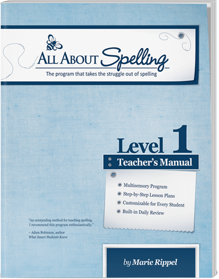 All About Spelling Level 1 Teacher's Manual - All About Learning Press ...