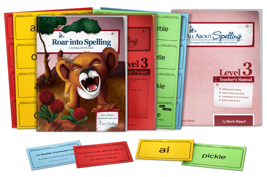 All About Spelling Level 3 Materials - All About Learning Press, Inc.