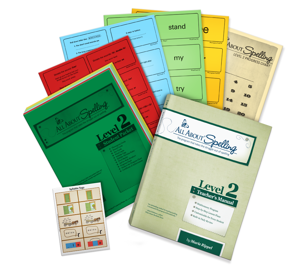 All About Spelling - All About Spelling Level 2 - All About Learning ...