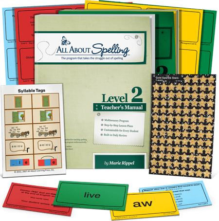 All About Spelling Level 2 Materials - All About Learning Press, Inc.