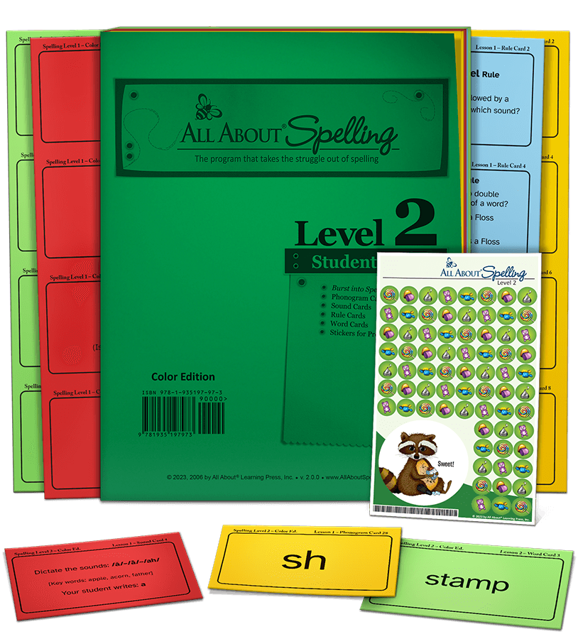 All About Spelling Level 2 Materials - All About Learning Press, Inc.