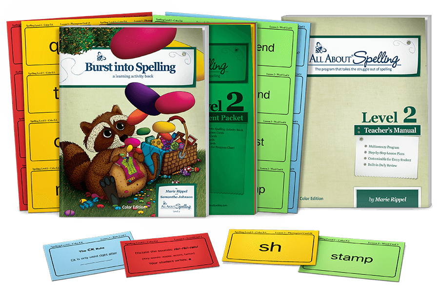 All About Spelling Level 2 Materials - All About Learning Press, Inc.
