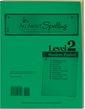All About Spelling - All About Spelling Level 2 - All About Learning ...