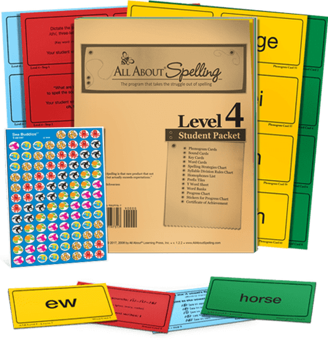 All About Spelling - All About Spelling Level 4 - All About Learning ...