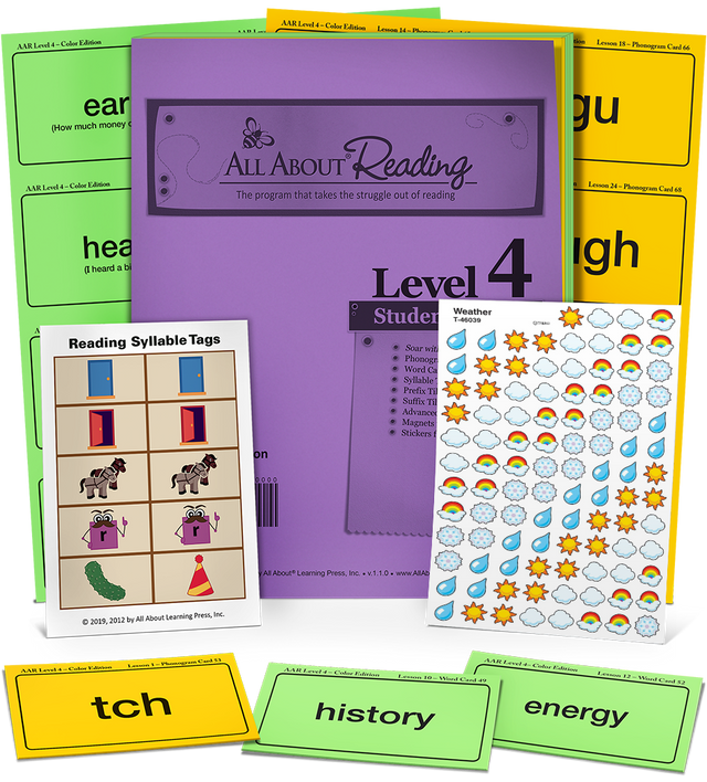 All About Reading Level 4 Materials - All About Learning Press, Inc.