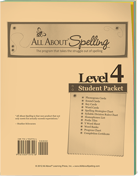 All About Spelling - All About Spelling Level 4 - All About Learning ...