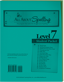 All About Spelling - All About Spelling Level 7 - All About Learning ...