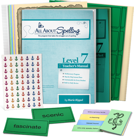 All About Spelling Level 7 Materials - All About Learning Press, Inc.