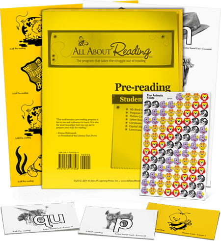 All About Reading Pre-reading Student Packet - All About Learning Press ...