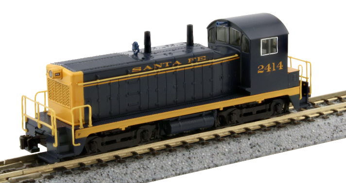 Kato, 176-4376-DCC, ATSF, Santa Fe, NW2, N scale, DCC