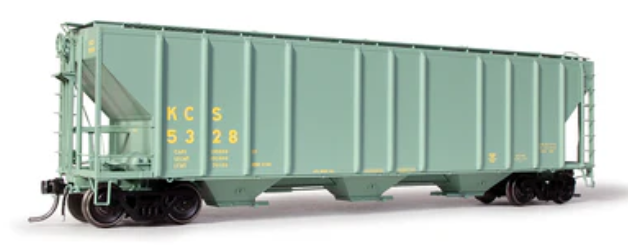 ExactRail, EP-80201, Kansas City Southern, KCS, PS-2CD, Covered Hopper ...