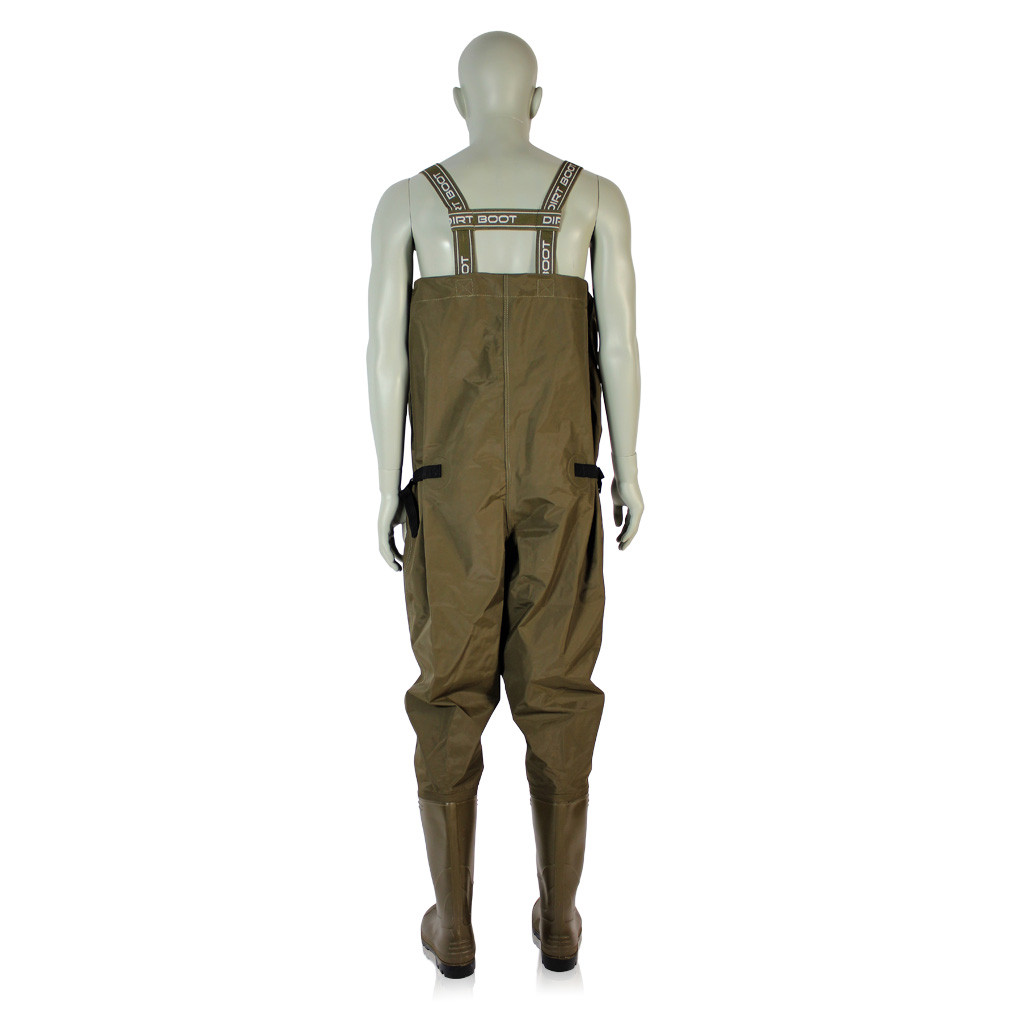Dirt Boot Amphibian Chest Waders 100% Waterproof Nylon Wader Narrow Fit ...