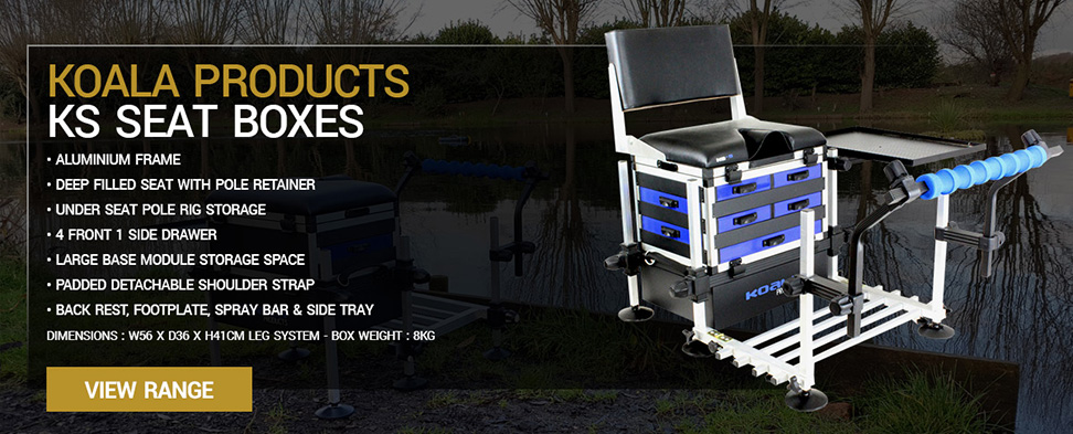 Fishing tackle seat boxes Koala Products