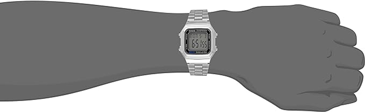 Casio Men's A178WA-1A Illuminator Stainless Steel Watch