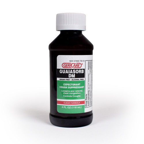 Geri-Tussin DM Liquid Cold Cough Syrup by GeriCare 4 Fl Oz