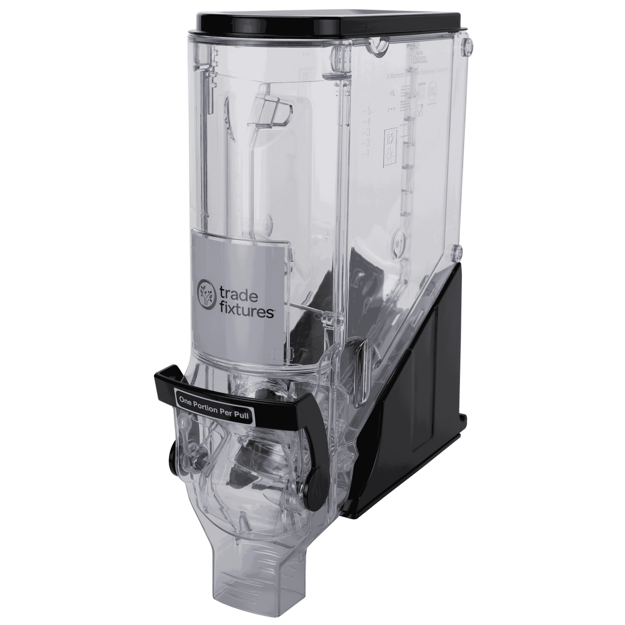 Portion Control, Buffet Dispenser, Catch Tray, with 2 Gravity Fed Bins
