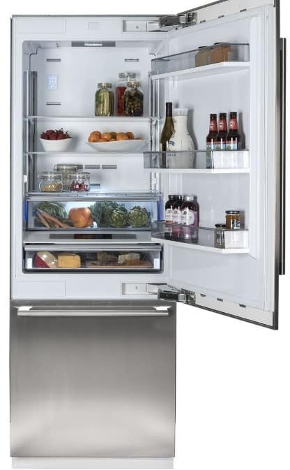 Blomberg 30" Fully Integrated Custom Panel Fridge w/ Water Dispenser