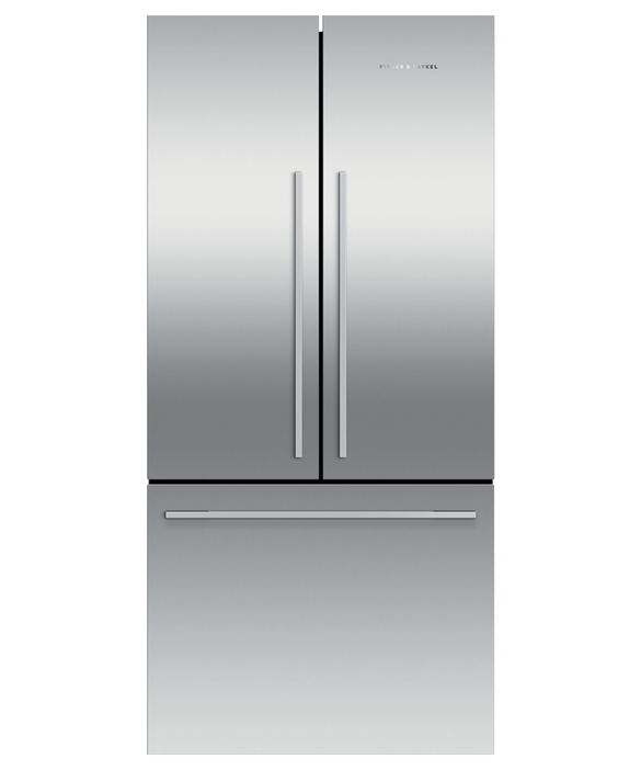 Fisher & Paykel 32" Contemporary Freestanding French Door Fridge w/ Ice