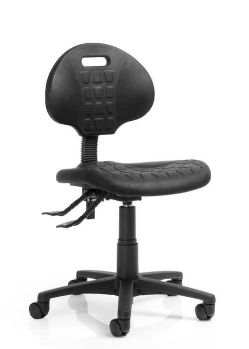Laboratory Chair 3 lever acid resistant PU - OOScare Ergonomics