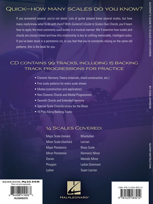 Guitarist's Guide to Scales Over Chords (Audio Access Included ...