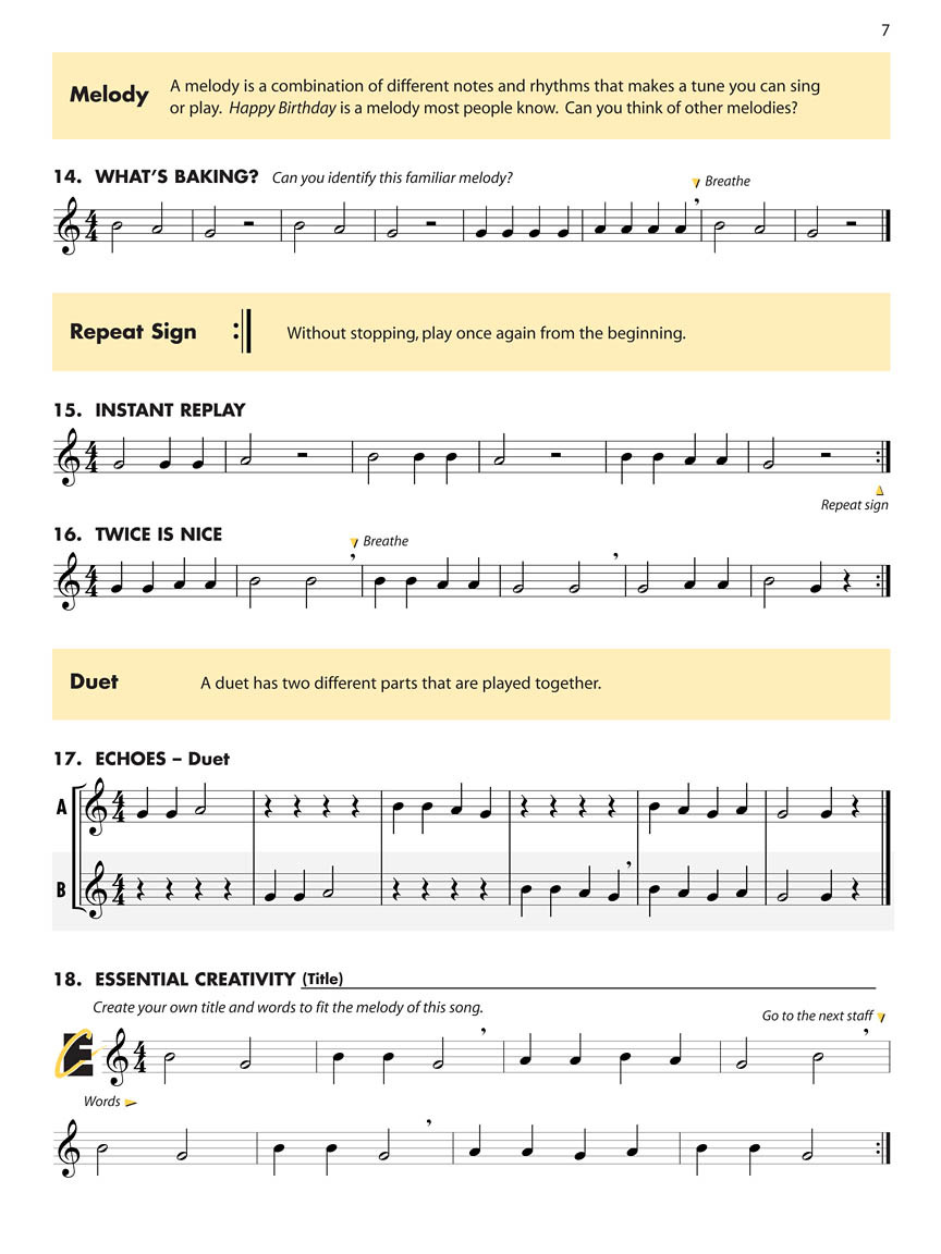 Essential Elements - Recorder Classroom Method - Book 1 - Linton-MILANO ...